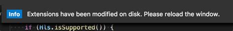 Extensions Have Been Modified On Disk Warning After Upgrading To