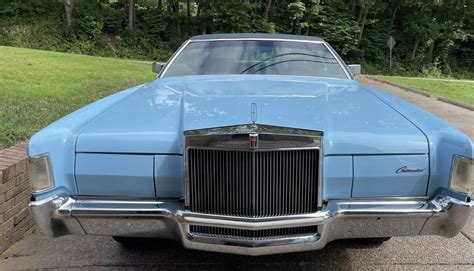 1972 Lincoln Continental Mk Iv Coupe Blue For Sale