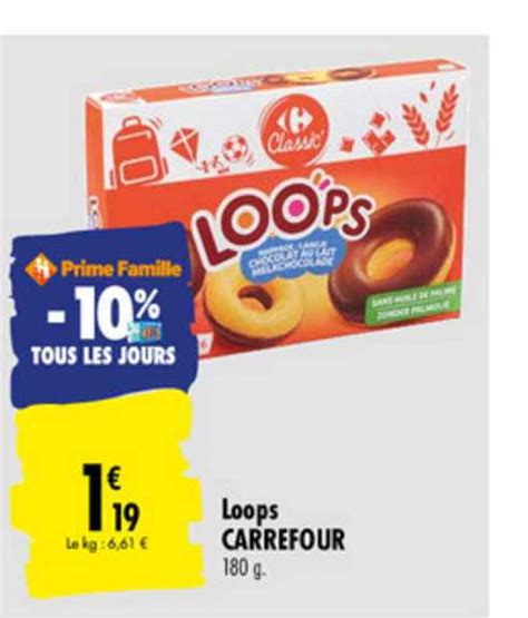 Promo Loops Carrefour Classic Chez Carrefour Icatalogue Fr