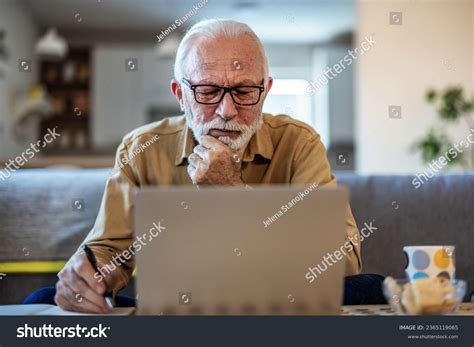 Old Man Computer Photos Images Pictures Shutterstock