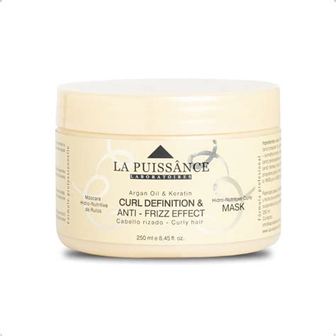 La Puissânce Curl Definition And Anti Frizz Effect Máscara Hidro Nutritiva De Rulos 250ml