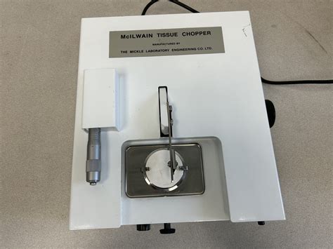 Laboratory Mcilwain Tissue Chopper Équipements Capi