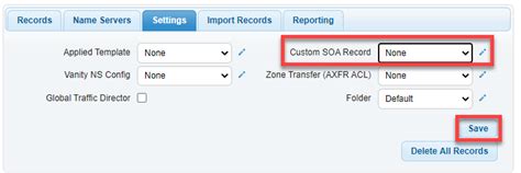 Soa Start Of Authority Record
