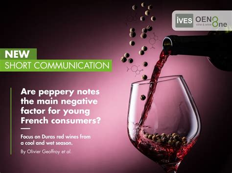 Are Peppery Notes The Main Negative Driver Of Liking For Young French… Olivier Geffroy