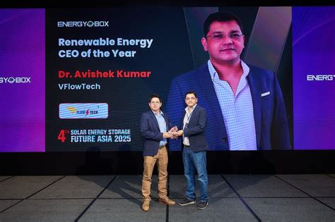 Our Heartiest Congratulations To Dr Avishek Kumar Ceo Of Vflowtech