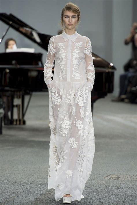Erdem Wedding Dress White Sheer Lace For Spring Erdem Bridal High