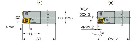 Iscar China 铣削 可转为 可转位立铣刀 ‎h490 E90ax 12 Isc3104764