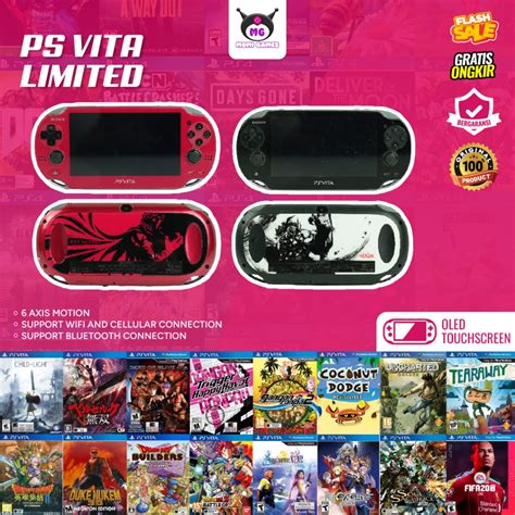Jual Ps Vita Second Limited Edition 128gb Psvita S1000 S2000 Game