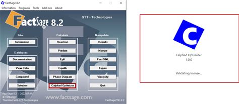 Calphad Optimizer Gtt Technologies