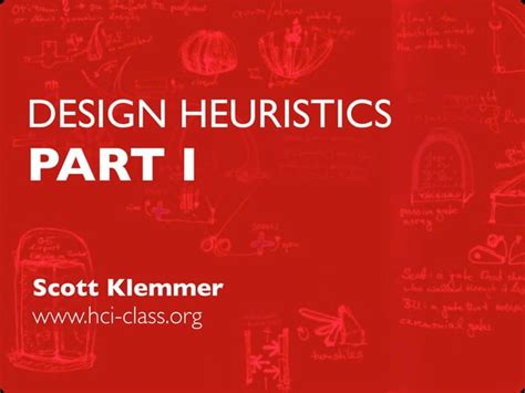 Design Heuristics 1 Pdf Computer Software And Applications Computing