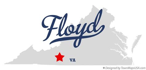 Map Of Floyd Va Virginia