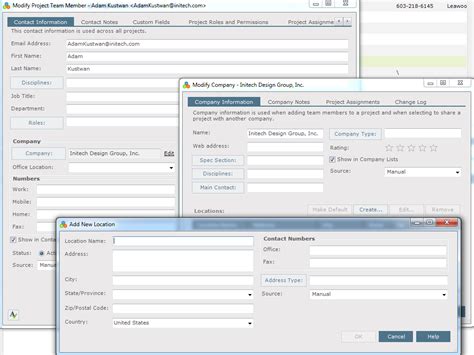 Manage Companies With Multiple Offices Or Job Sites Newforma Project