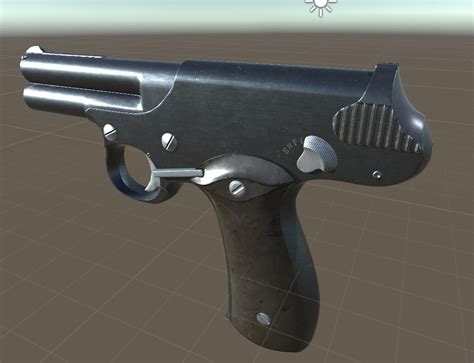 Pistol Unity 3d 3ds