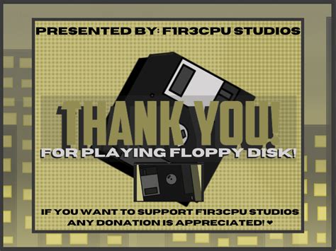 Floppy Disk by F1R3CPU Studios