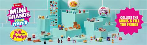 Mini Brands Fill The Fridge Playset W Uv Light By Zuru