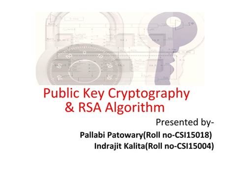Public Key Cryptography And Rsa Algorithm Ppt Information And Network Security Computing