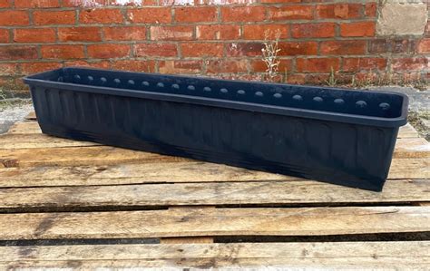 Black Plastic Garden Planters 1 Metre Long Troughs Plant Pots In Hull East Yorkshire