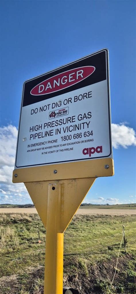 Transmission Pipeline Signage Apa Group Identimark
