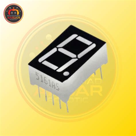 7 Segment Display Common Anode Ma Robotic