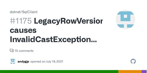 Legacyrowversionnullbehavior Causes Invalidcastexception When Using Sqldatareadergetfieldvalue