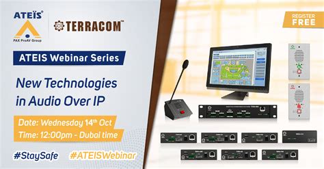 Ateis Public Address And Voice Alarm System Ateis Webinar Series New Technologies In Audio