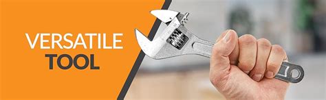 Sol 8 Inch Steel Adjustable Wrench 0 24mm Wide Jaw Spanner Shifter