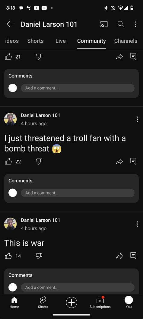 Some Gems From His Recent Meltdown Rdaniellarson