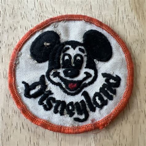 Disney Vintage Mickey Mouse Disneyland Patch Ebay