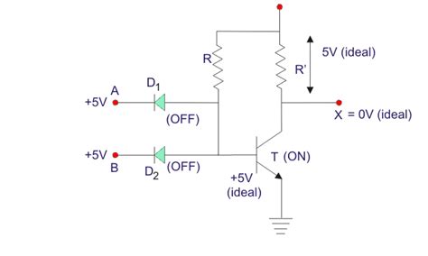 Diode And Transistor Nand Gate Or Dtl Nand Gate And Nand Gate Ics Electrical4u