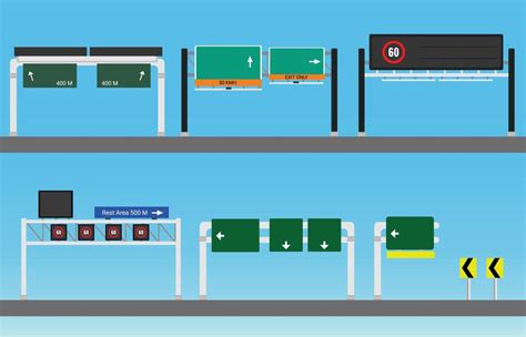 Freeway Sign Vector Art Icons And Graphics For Free Download