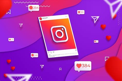 Premium Vector Gradient Instagram Background