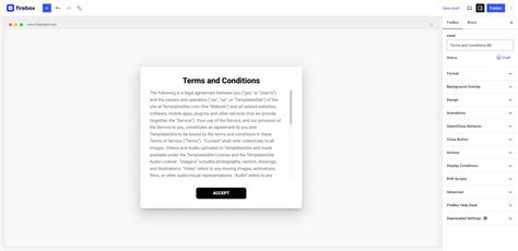 How To Display A Terms And Conditions Popup In Wordpress Popup Builder Plugin For Wordpress