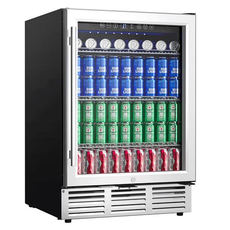 Simzlife 24 Inch 180 Cans Wine And Beverage Refrigerator Cooler 5 3 Cu