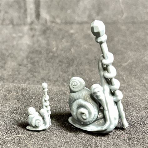 3d Printable Snail Mage By Gooey Cube Tm By Harrys 3d Sculpting