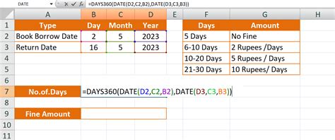 effortless date difference calculation with 360 day method