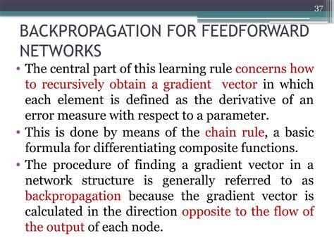 Unit 3 Neural Networks Feed Forward Nw Ppt