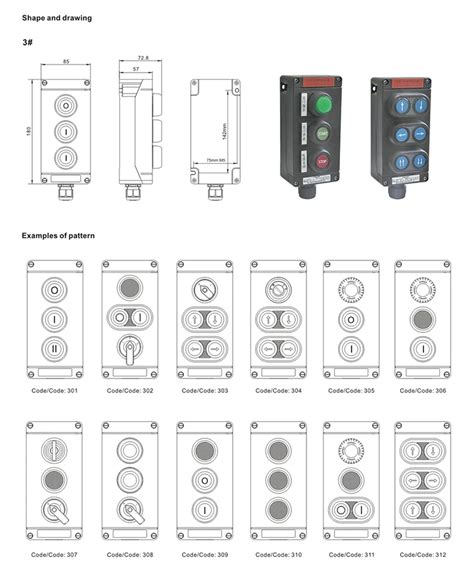 Ex Abort Switch Emergency Stop Explosion Proof Switch Box Waterproof Electric Junction Ip66