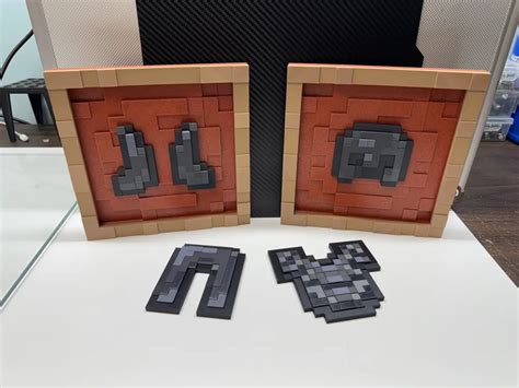 Netherite Armor Full Set Minecraft Item Frame Free 3d Print Model Makerworld