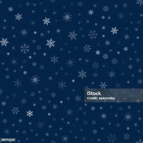 크리스마스 눈송이에서 완벽 한 패턴입니다 디자인 엽서 초대장 인사말 및 의류에 대 한 새 해 축제 텍스처 12월에 대한 스톡 벡터 아트 및 기타 이미지 Istock