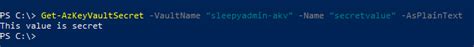 Azure Key Vault Access With PowerShell TheSleepyAdmins