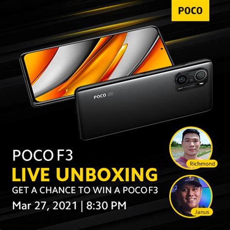 POCO F3 Live Unboxing With Xiaomi Review And Pinoy Techdad WIN Your Own Poco F3 Xiaomi Review
