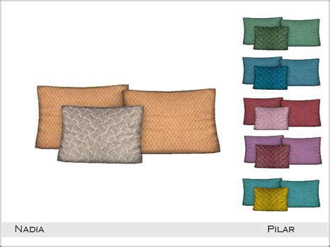 The Sims Resource Pilar Nadia Pillows