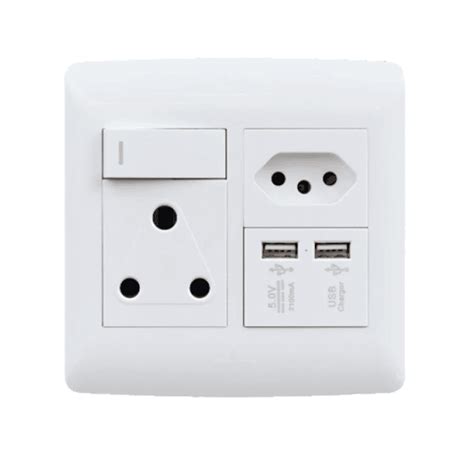Usbeurosingle Socket White Mr Smart Lighting Company
