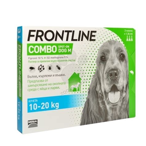 Frontline Combo M spot on, Фронтлайн -противопаразитна пипета за кучета ...