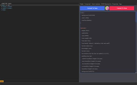 Css To SCSS Or SASS Converter Chrome Web Store