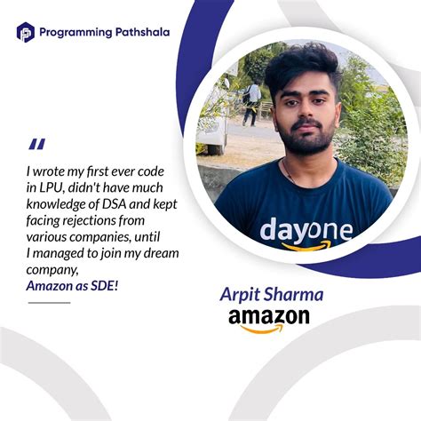 Programming Pathshala On Linkedin 100stories Tech Amazon Successstory Programming