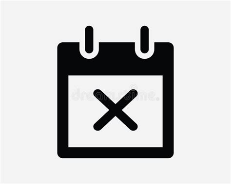 Patient Appointment Calendar Icon Flat Grey Stock Vector