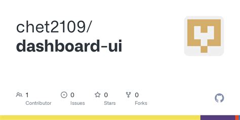 GitHub Chet Dashboard Ui