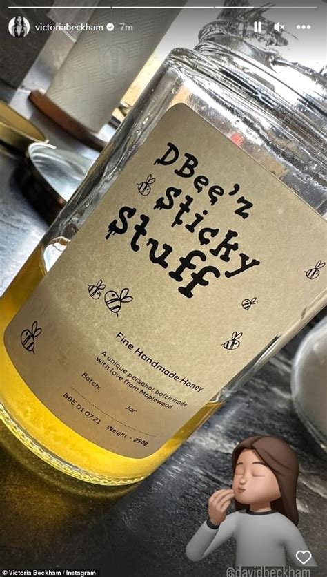 You Cant Beat Fresh Sticky Stuff Victoria Beckham Makes Crude Joke