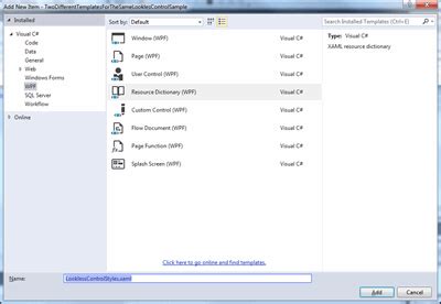 WPF Lookless Controls CodeProject
